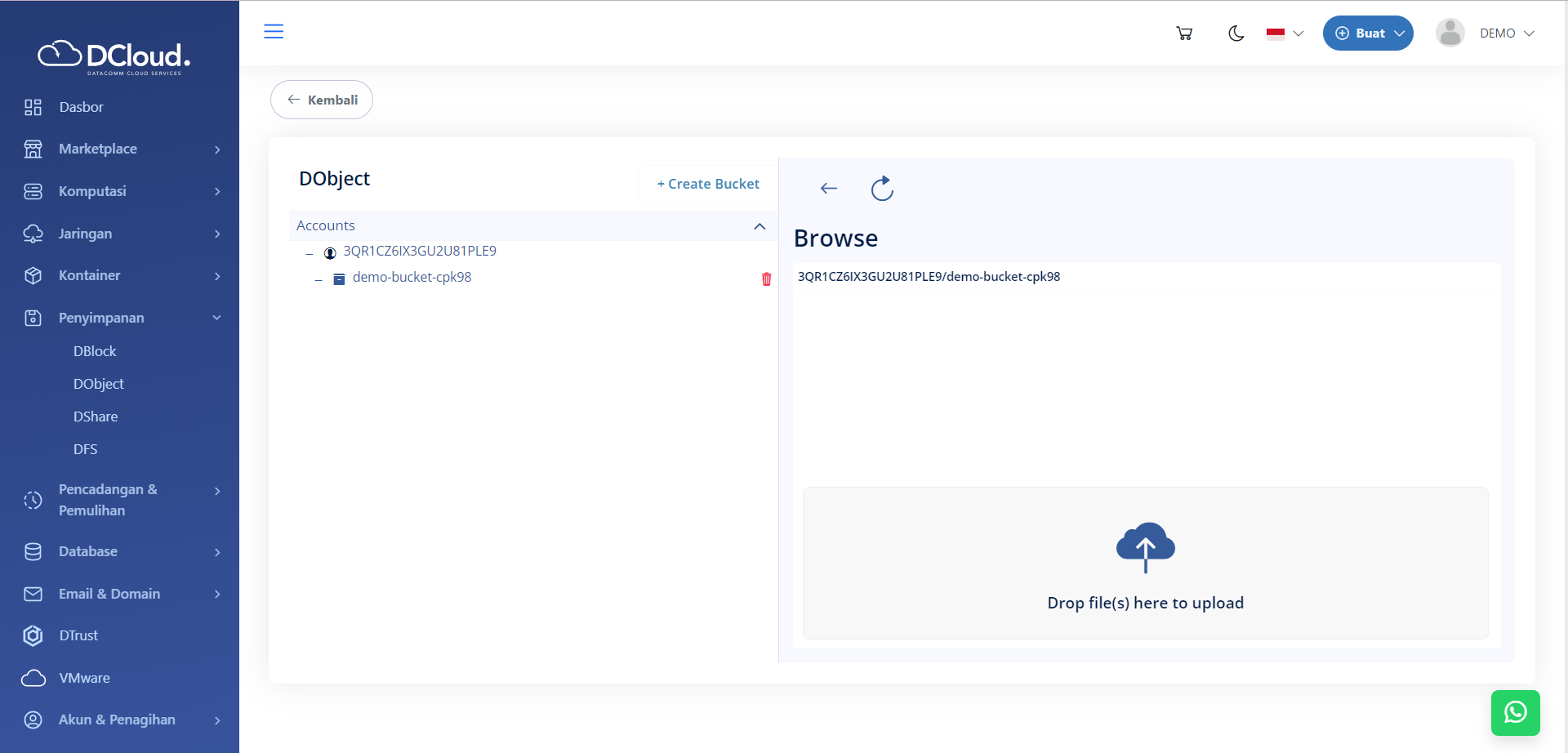 Pergi ke Penjelajah - Dokumentasi DCloud
